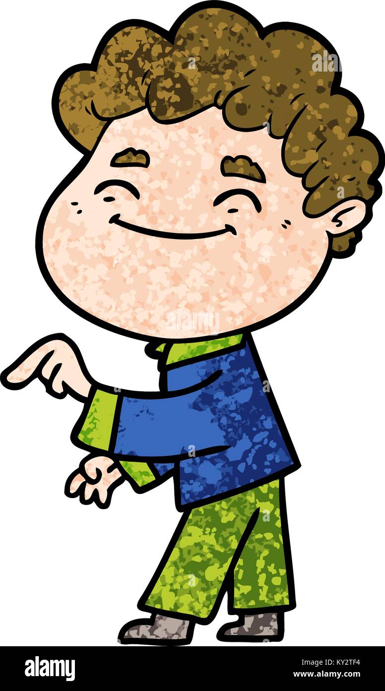 cartoon friendly man Stock Vector Image & Art - Alamy