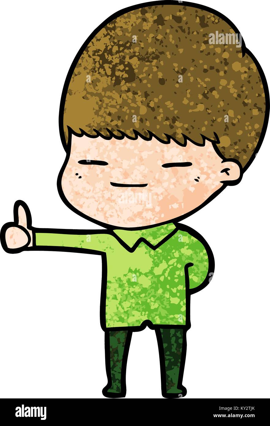 cartoon smug boy Stock Vector Image & Art - Alamy