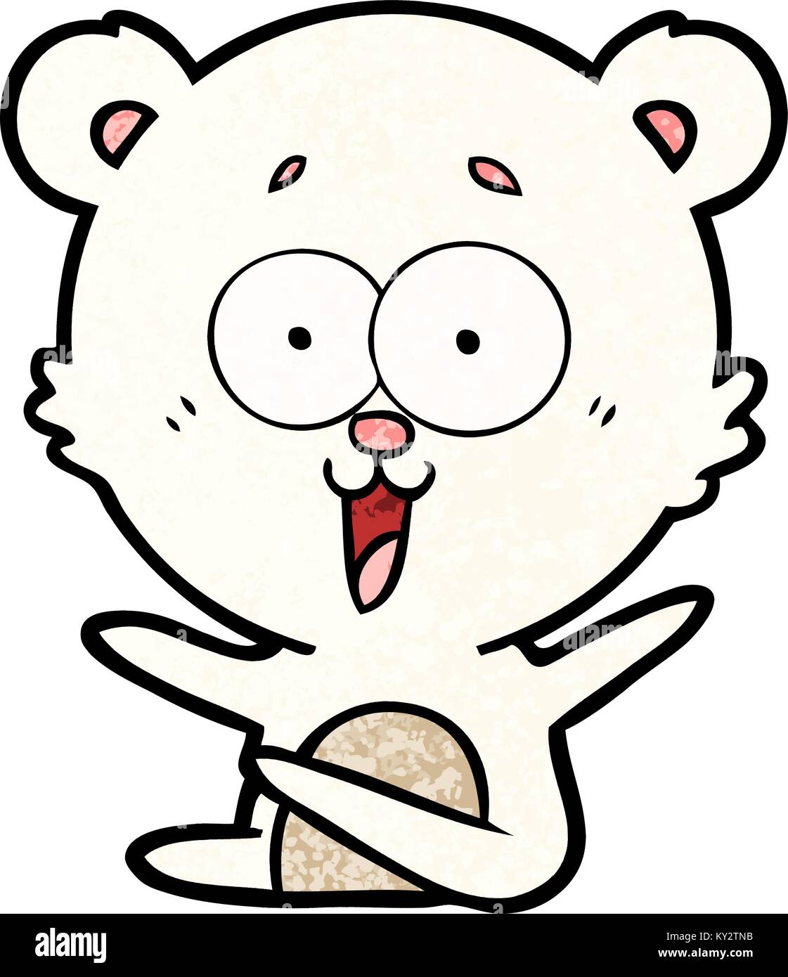 happy polar bear cartoon Stock Vector Image & Art - Alamy