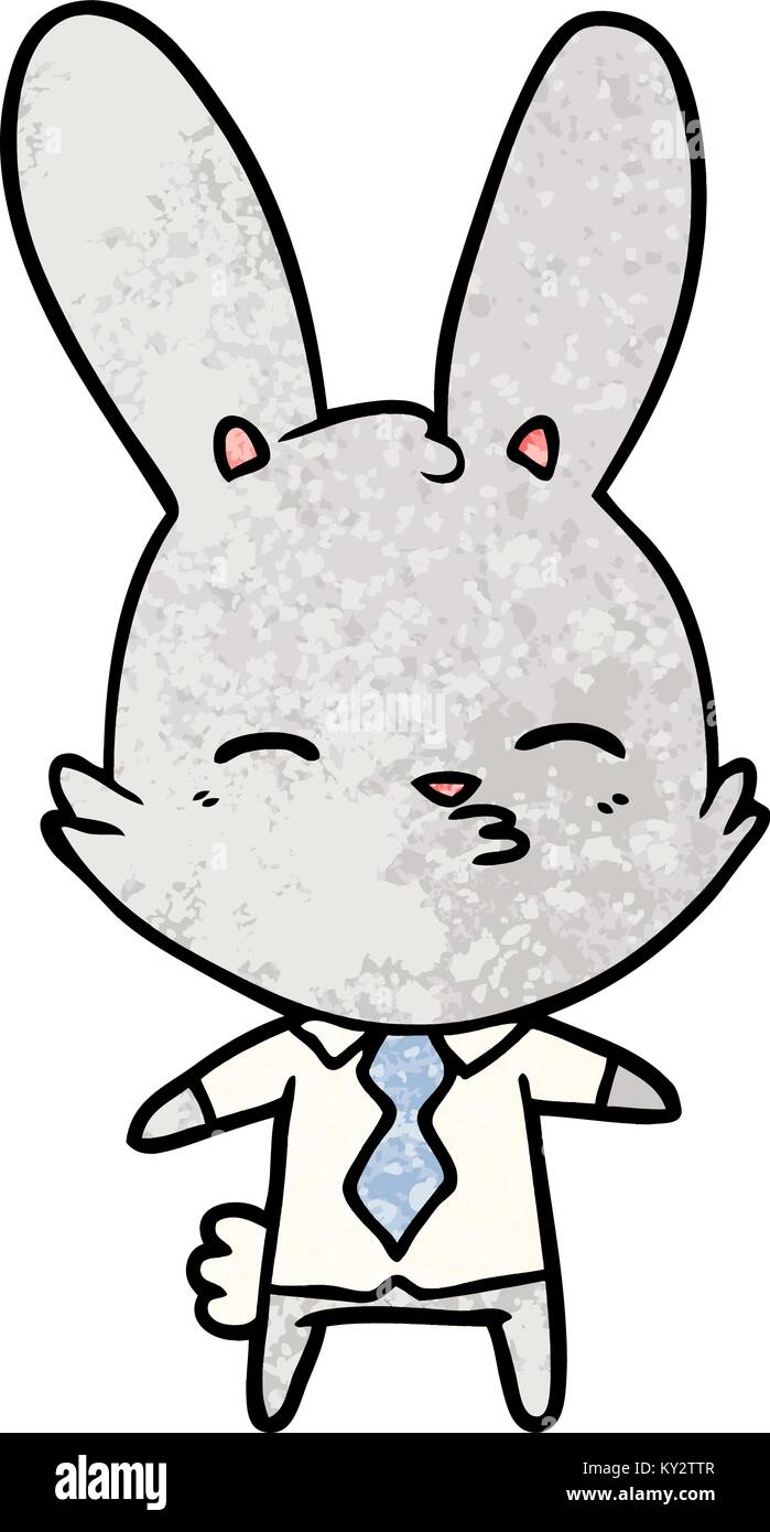 curious bunny cartoon Stock Vector Image & Art - Alamy