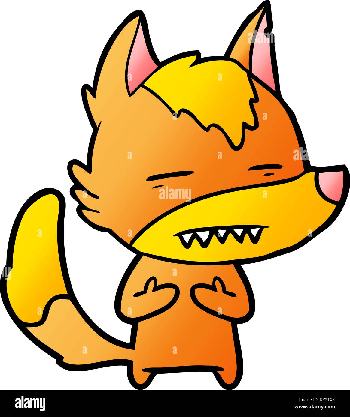 fox cartoon character Stock Vector Image & Art - Alamy