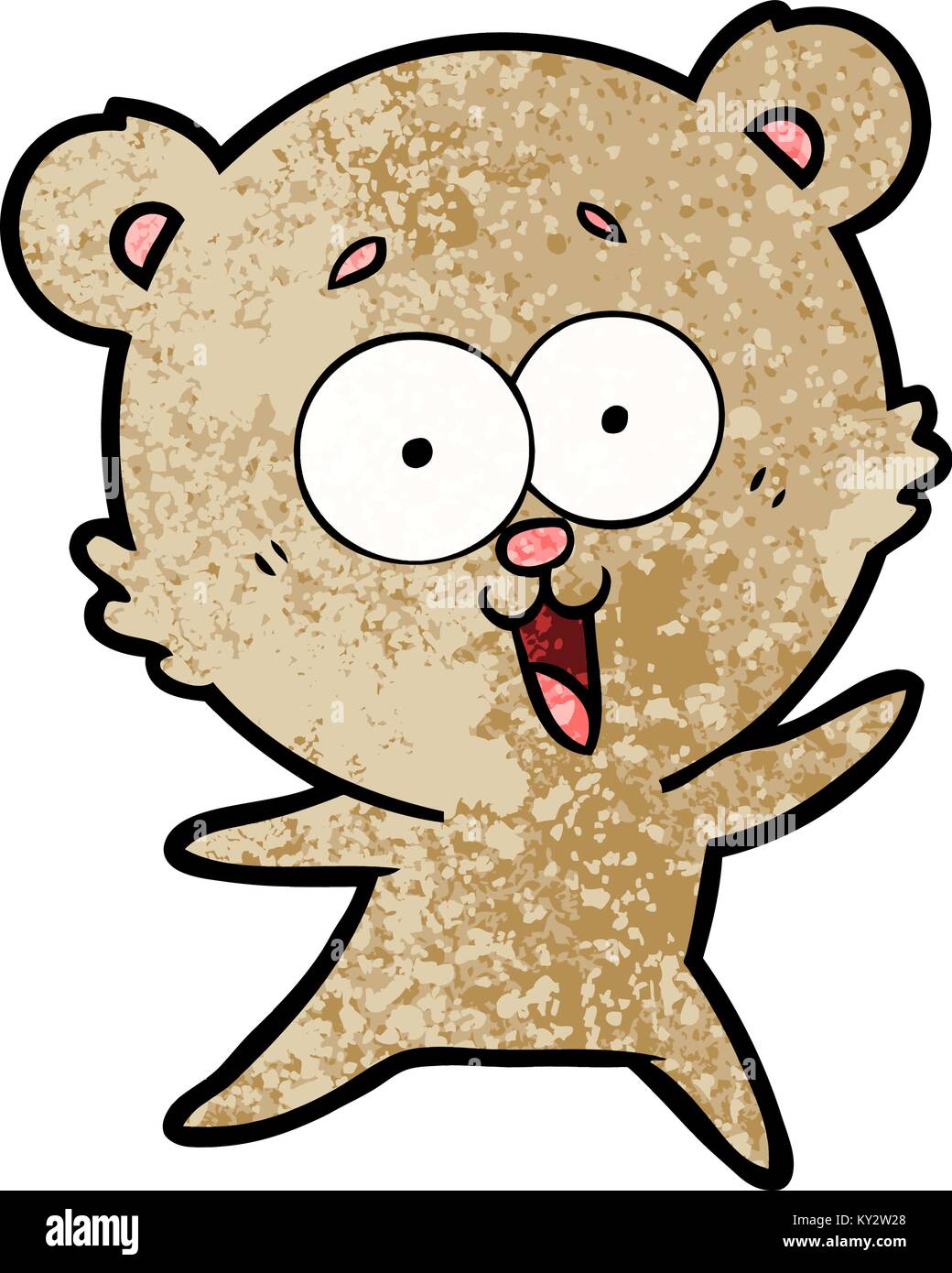 laughing teddy bear cartoon Stock Vector Image & Art - Alamy