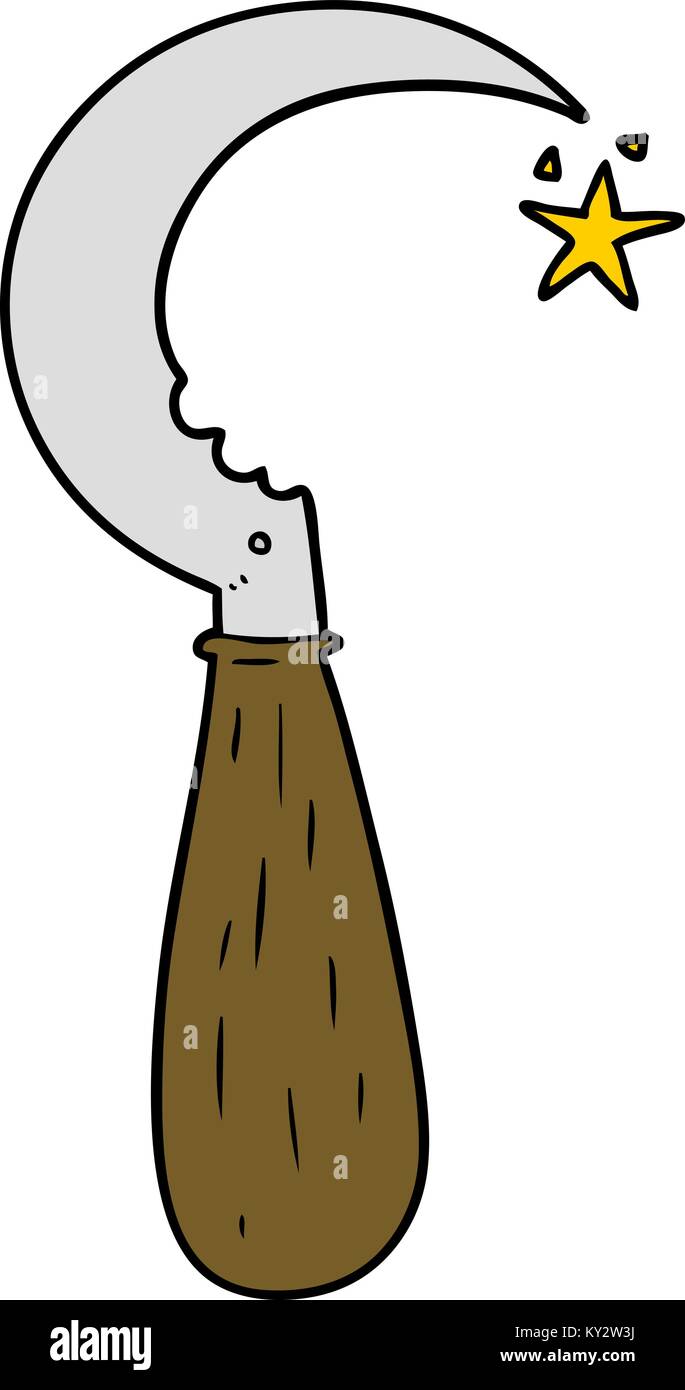 cartoon old sickle Stock Vector Image & Art - Alamy