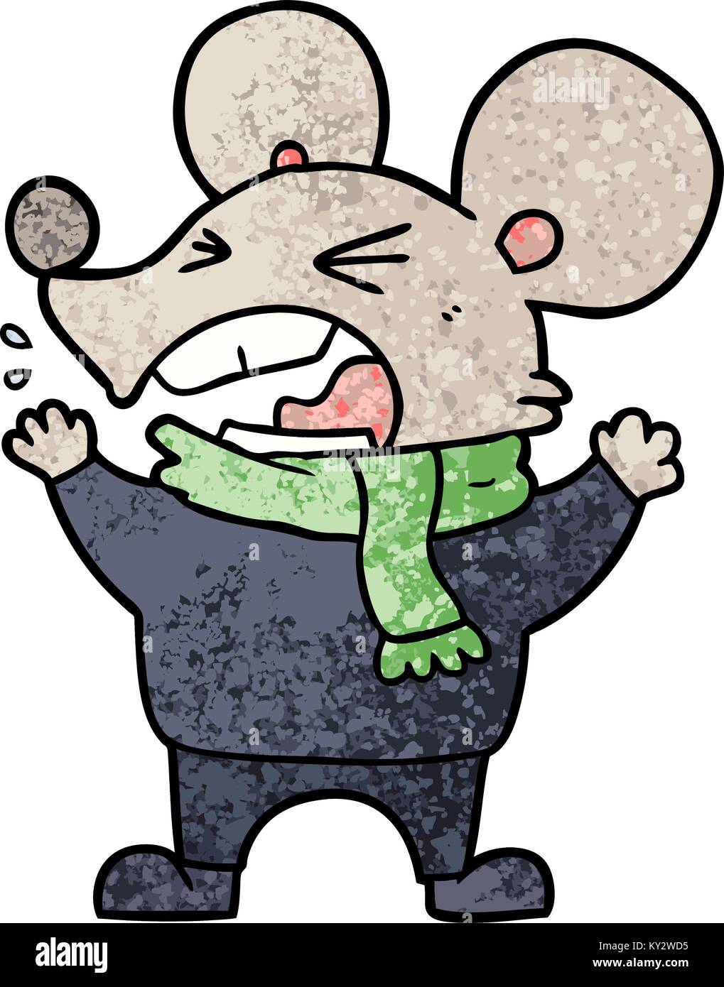 cartoon angry mouse Stock Vector Image & Art - Alamy