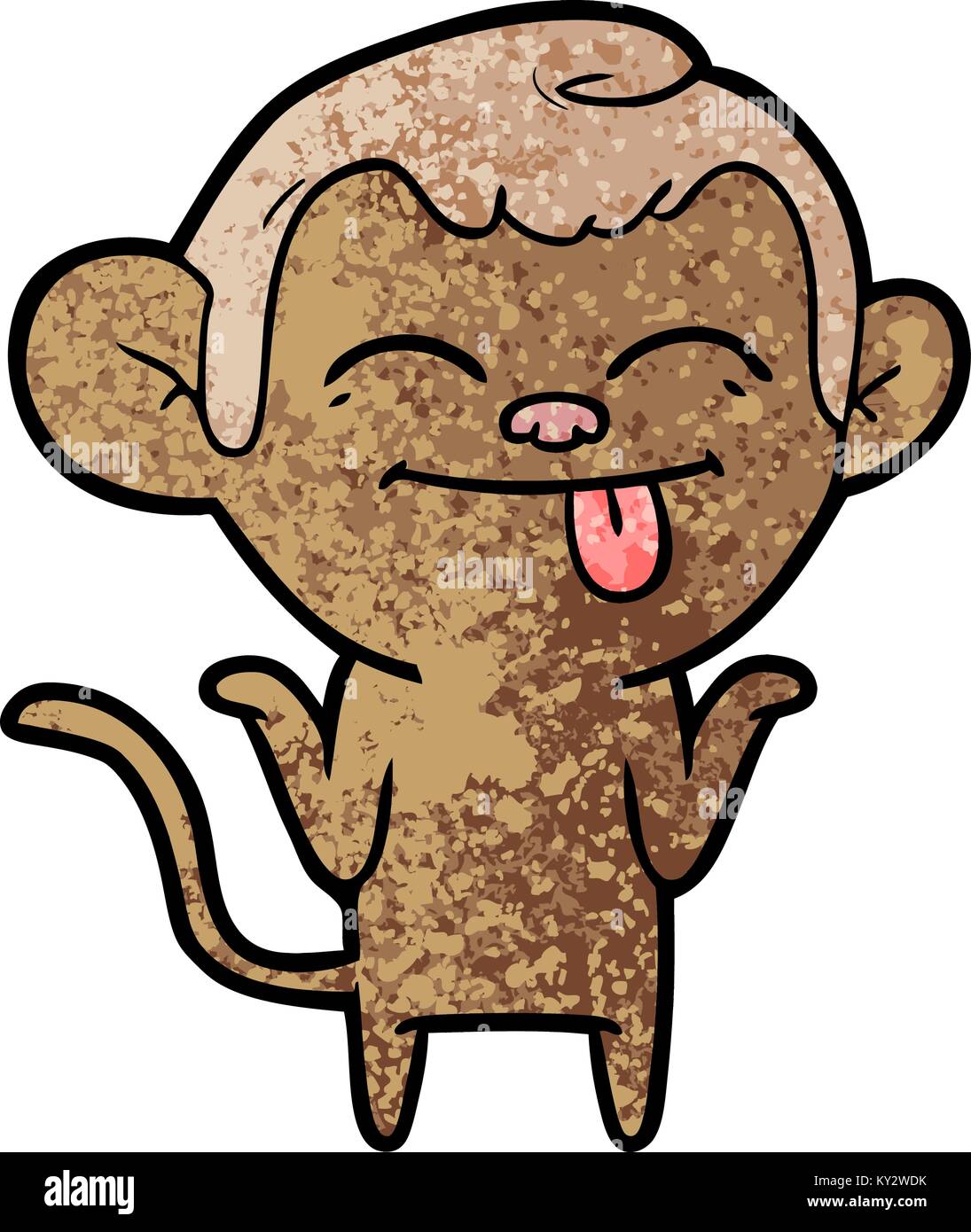 funny cartoon monkey Stock Vector Image & Art - Alamy
