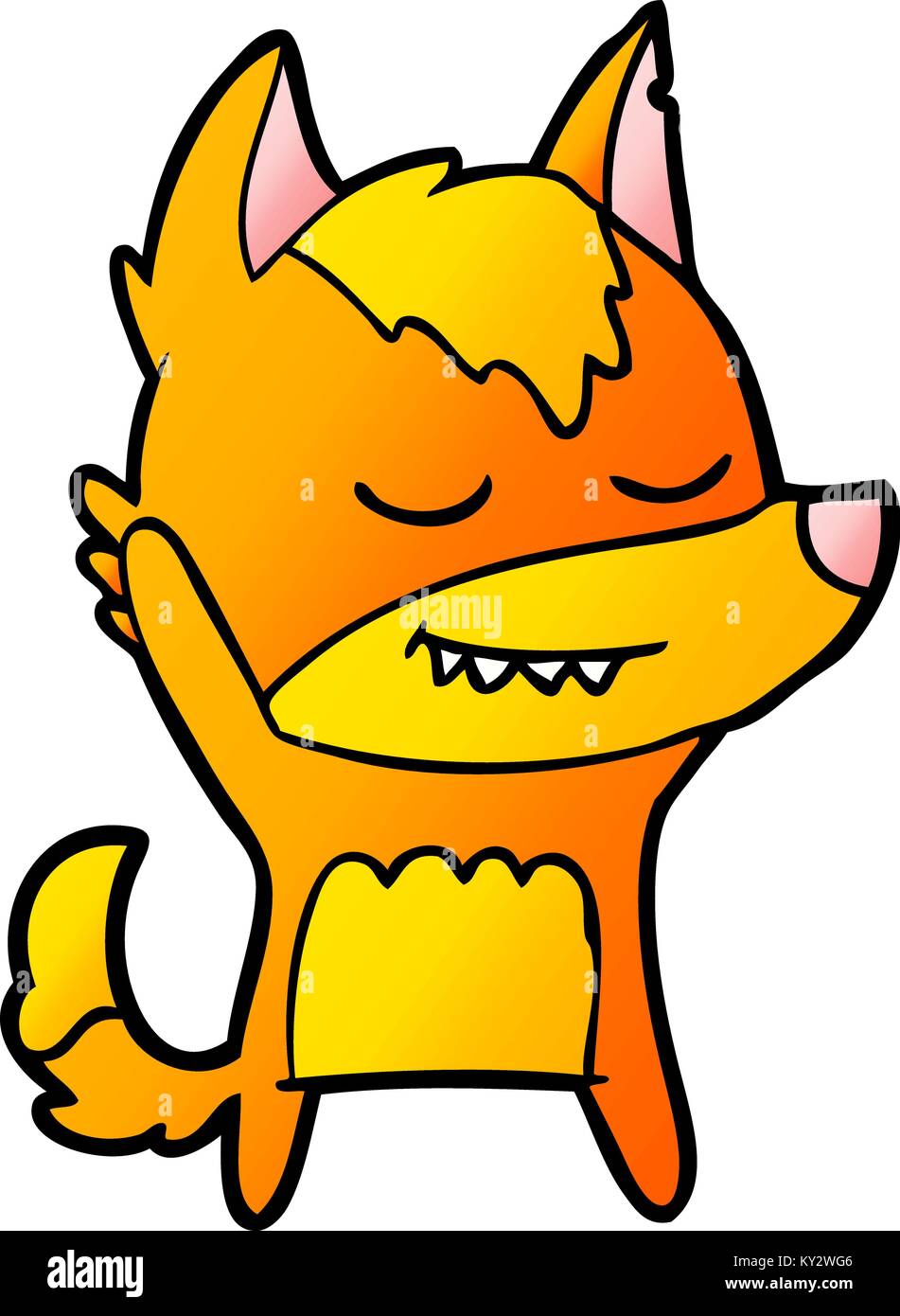fox cartoon character Stock Vector Image & Art - Alamy