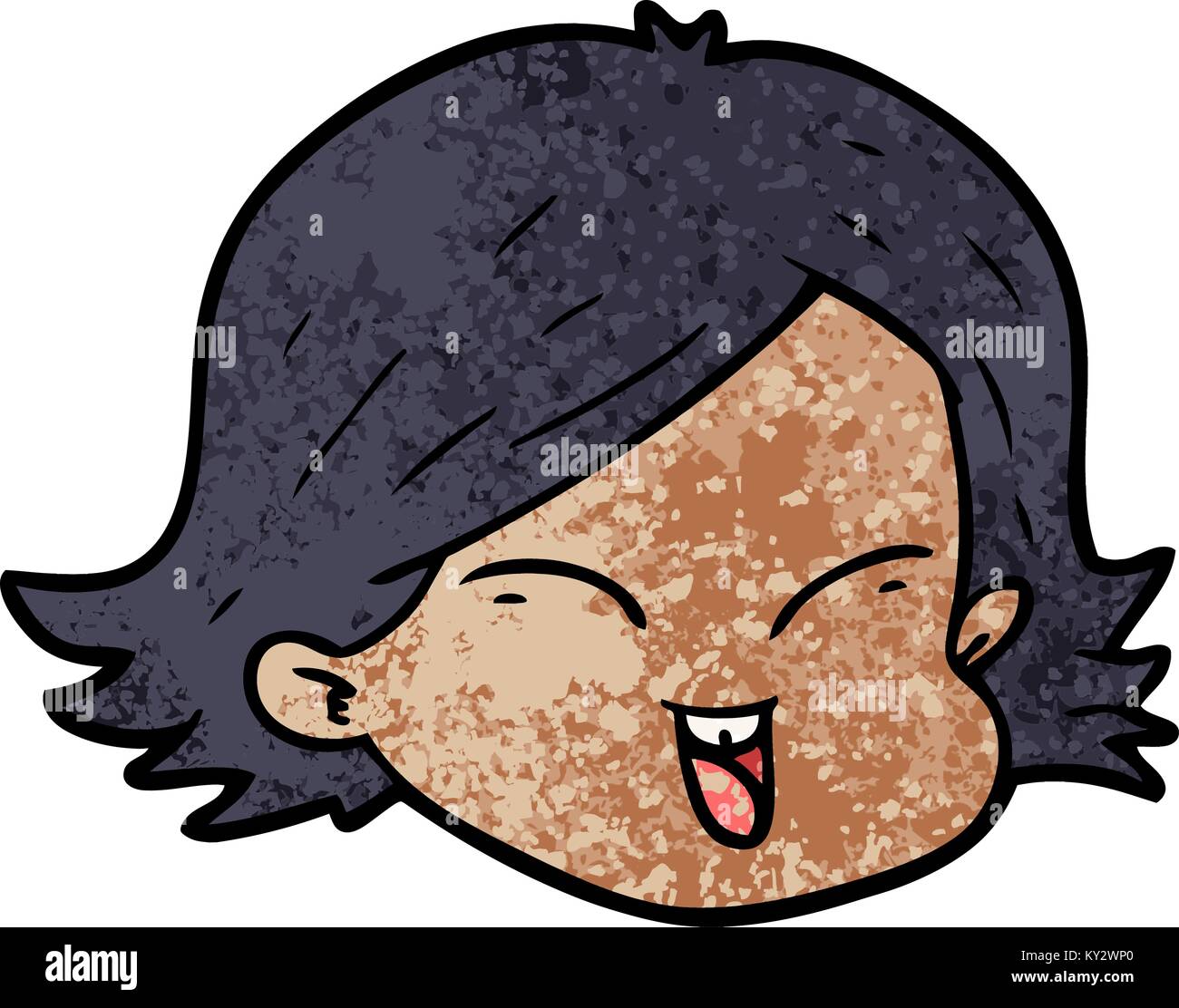cartoon female face Stock Vector Image & Art - Alamy