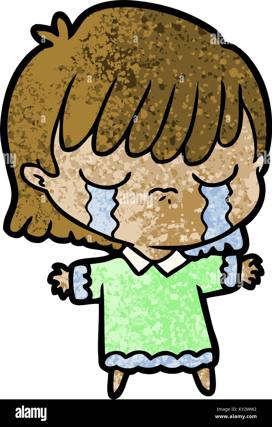 cartoon woman crying Stock Vector Image & Art - Alamy
