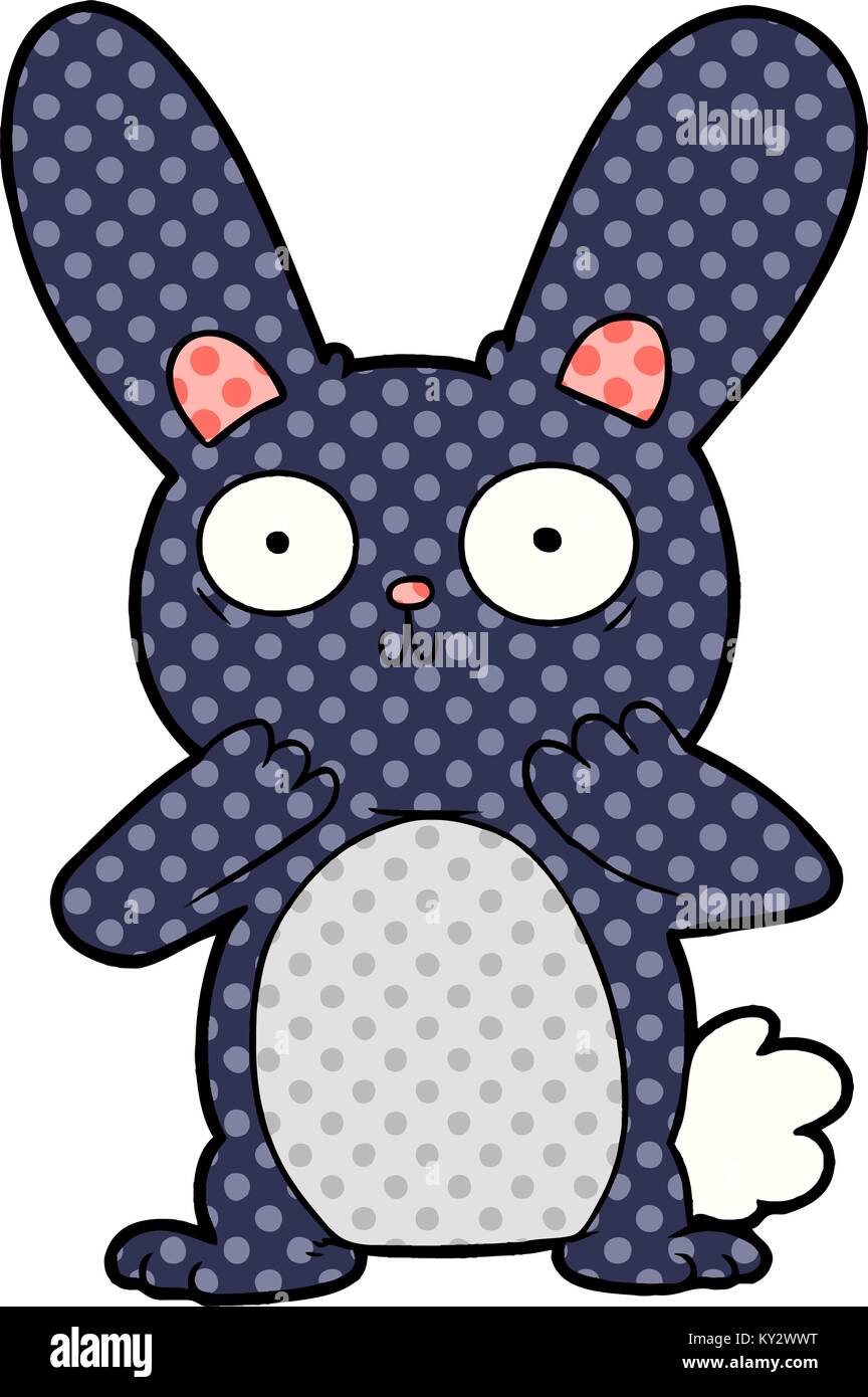 cartoon shocked rabbit Stock Vector Image & Art - Alamy