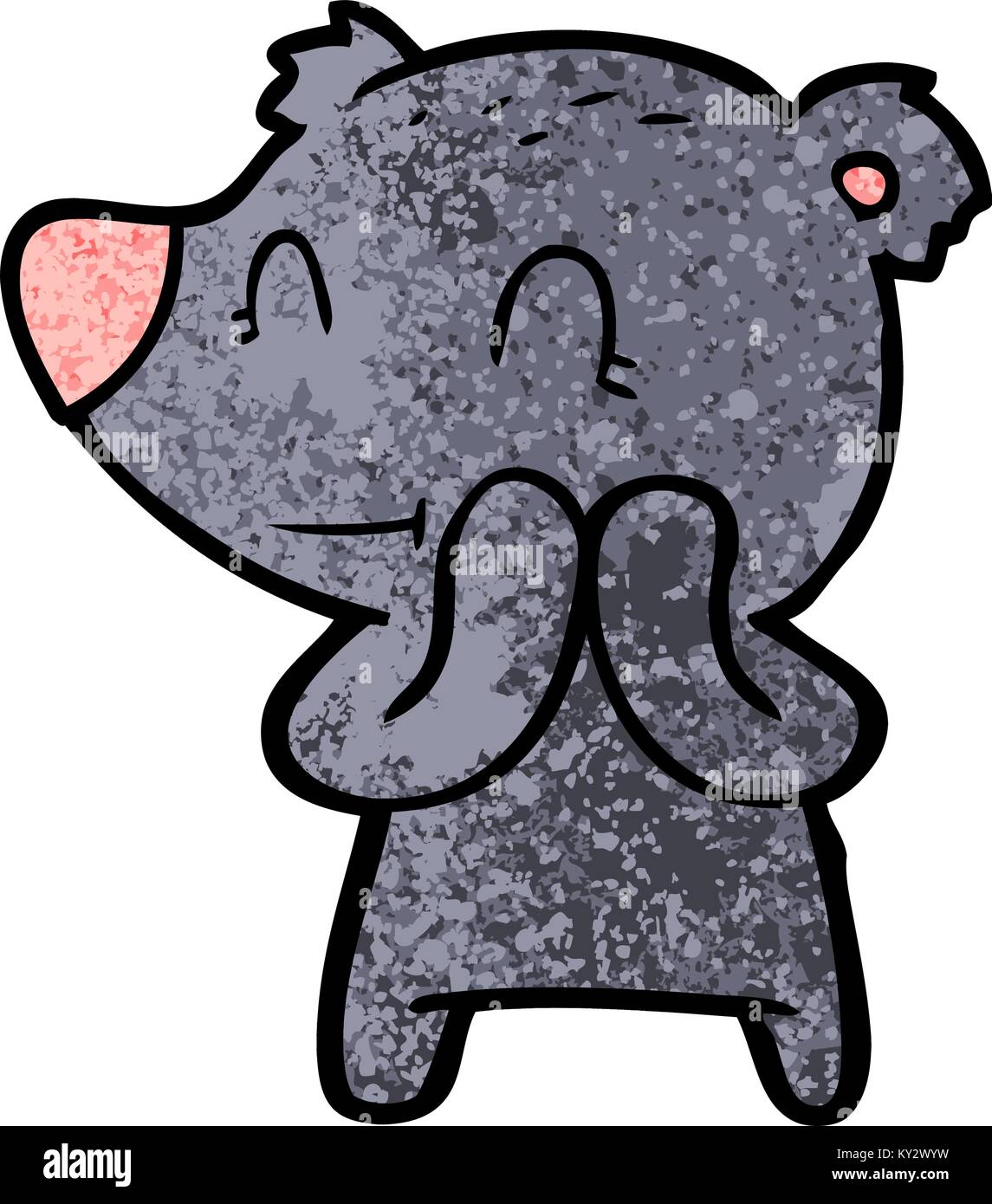 smiling bear cartoon Stock Vector Image & Art - Alamy
