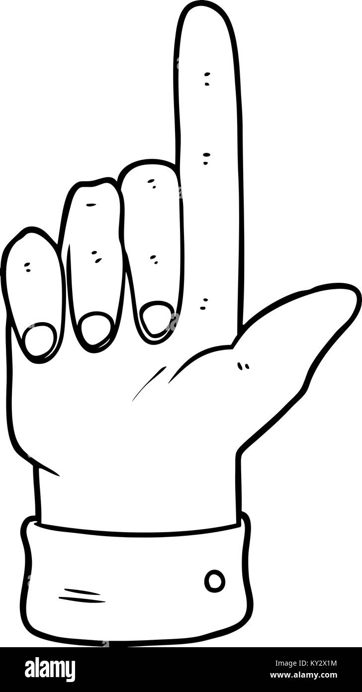 cartoon pointing hand Stock Vector Image & Art - Alamy