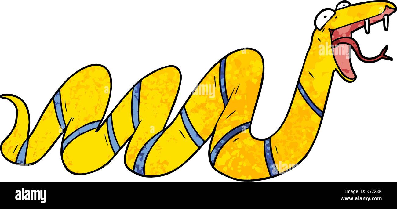 cartoon crawling snake Stock Vector Image & Art - Alamy
