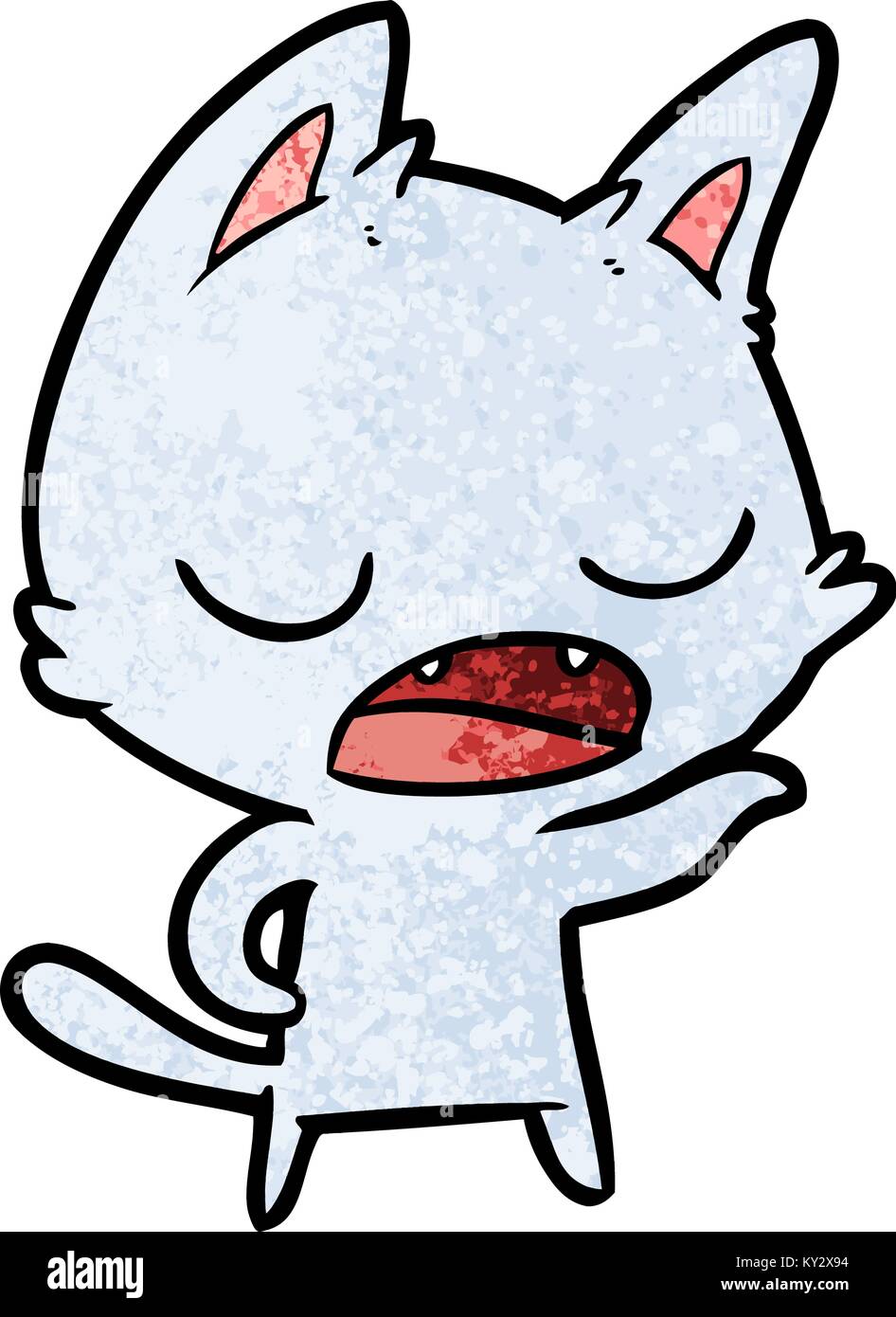 talking cat cartoon Stock Vector Image & Art - Alamy