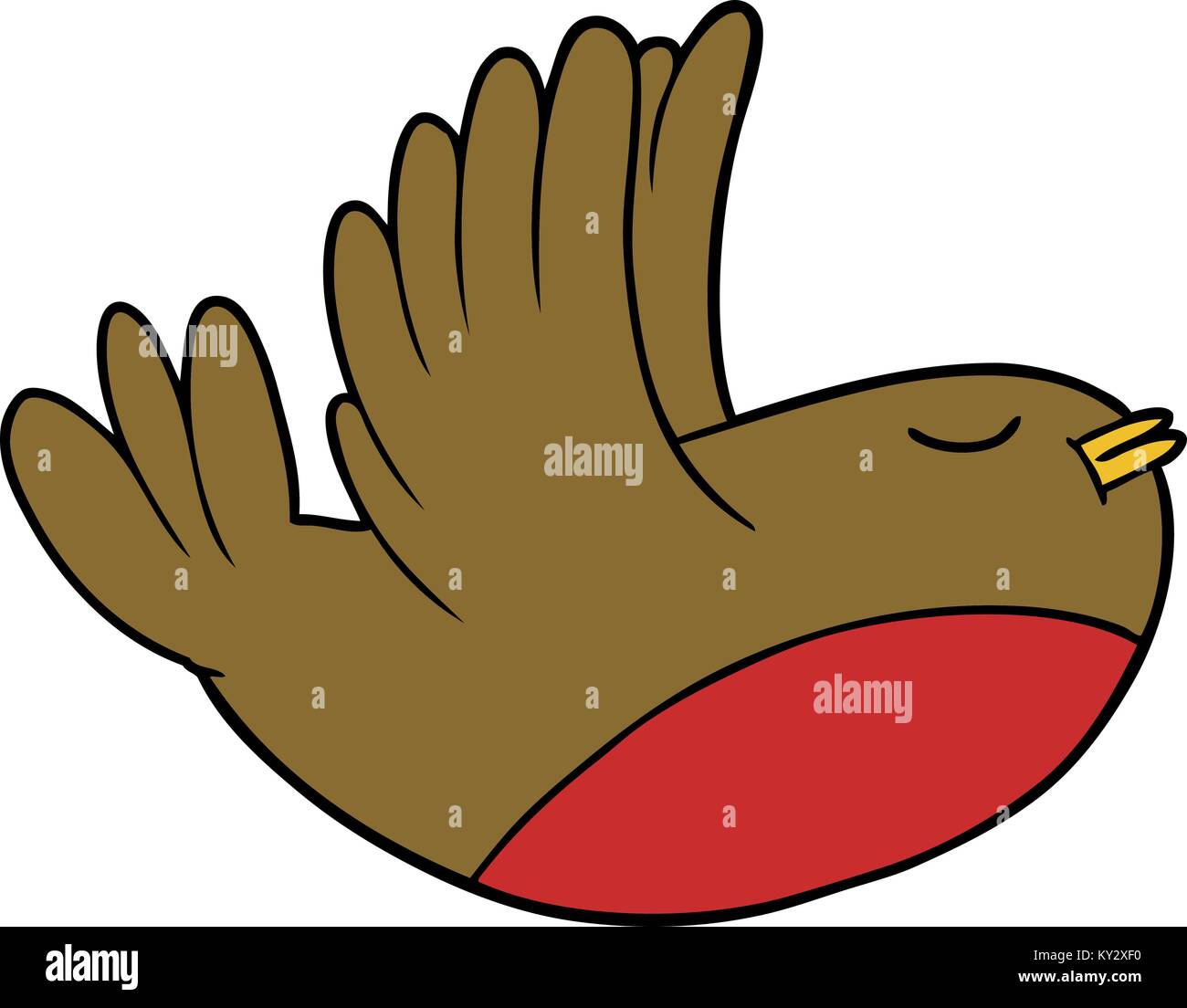 Flying Robin Illustration High Resolution Stock Photography and Images ...