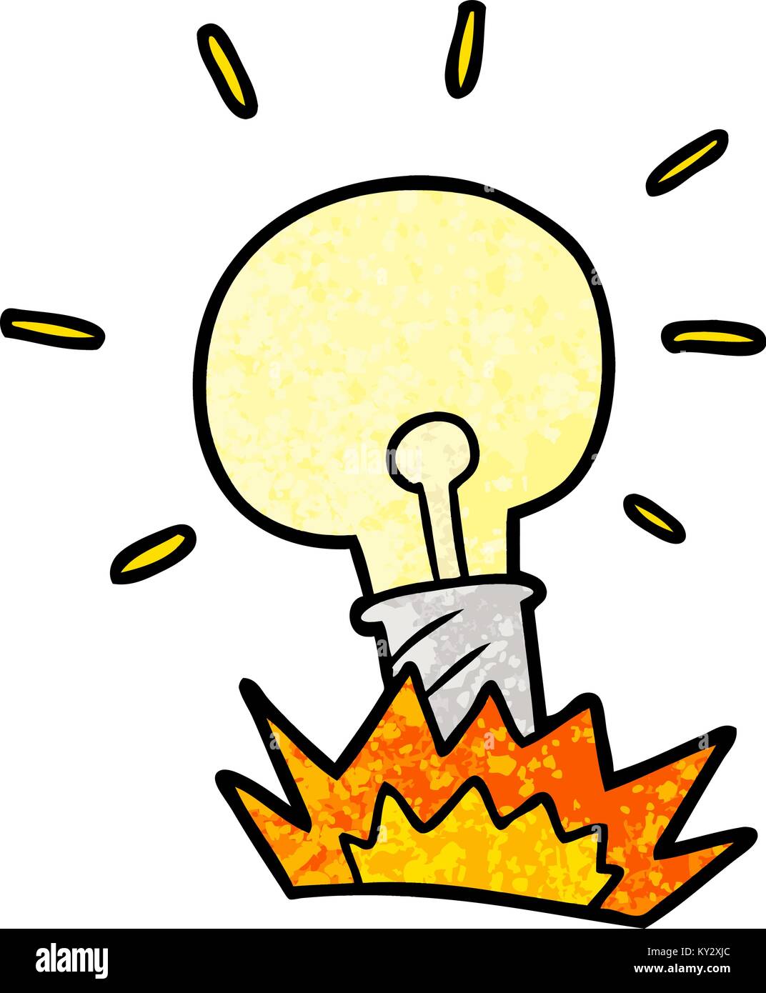 cartoon light bulb Stock Vector Image & Art - Alamy