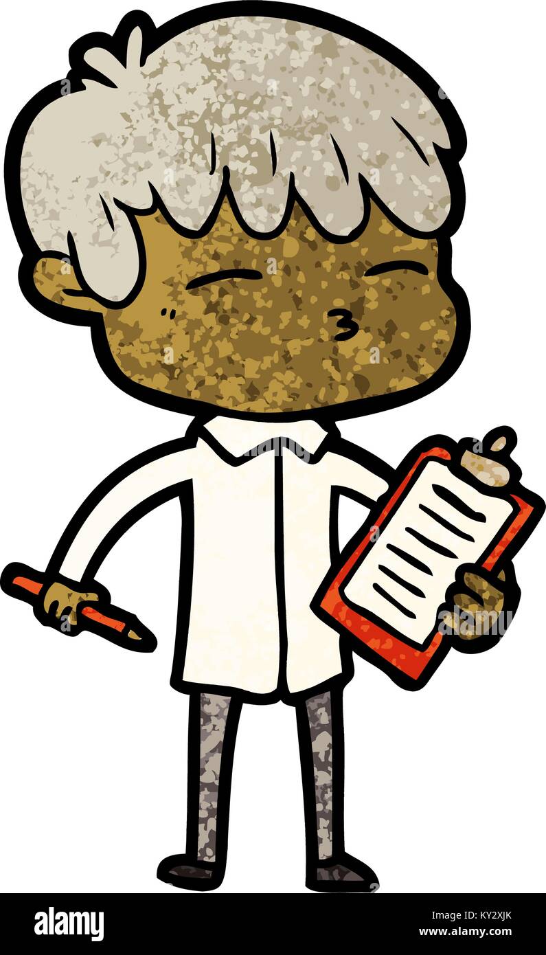 cartoon curious boy Stock Vector Image & Art - Alamy