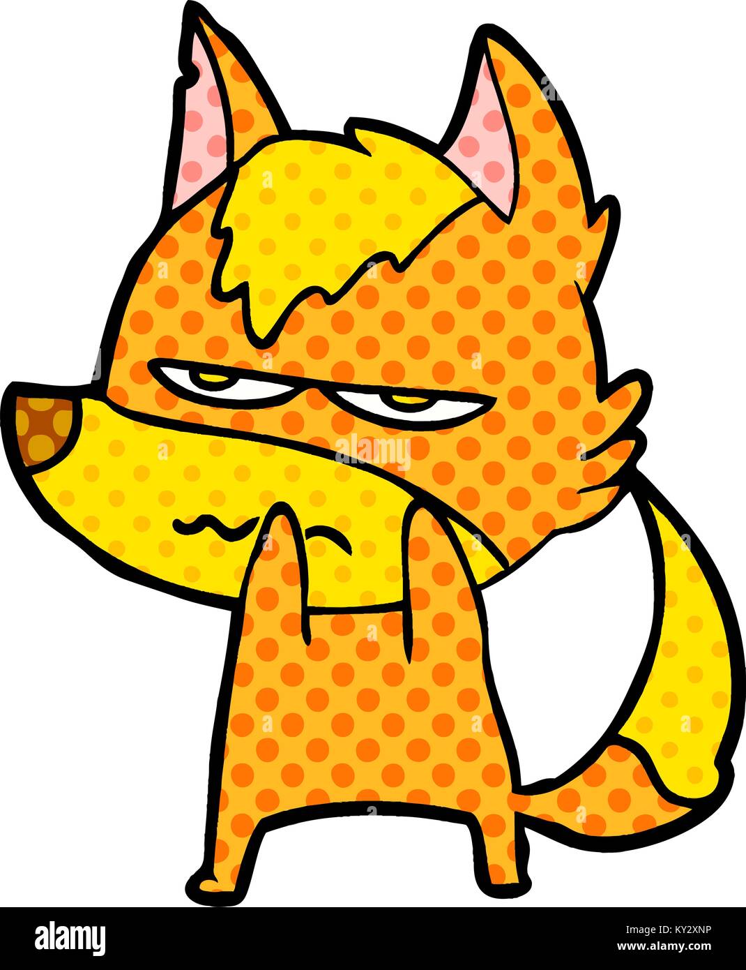 angry fox cartoon character Stock Vector Image & Art - Alamy