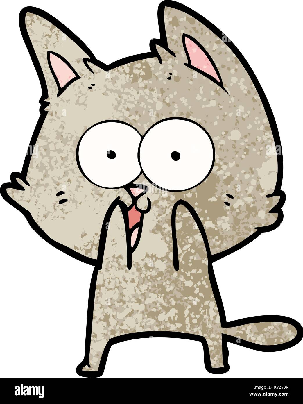 funny cartoon cat Stock Vector Image & Art - Alamy
