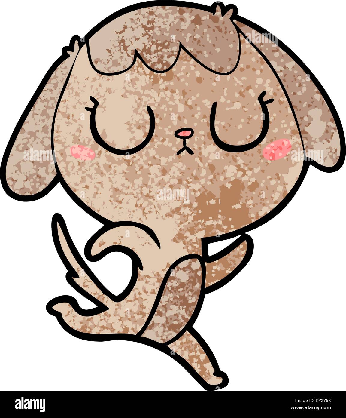 cute cartoon dog Stock Vector Image & Art - Alamy