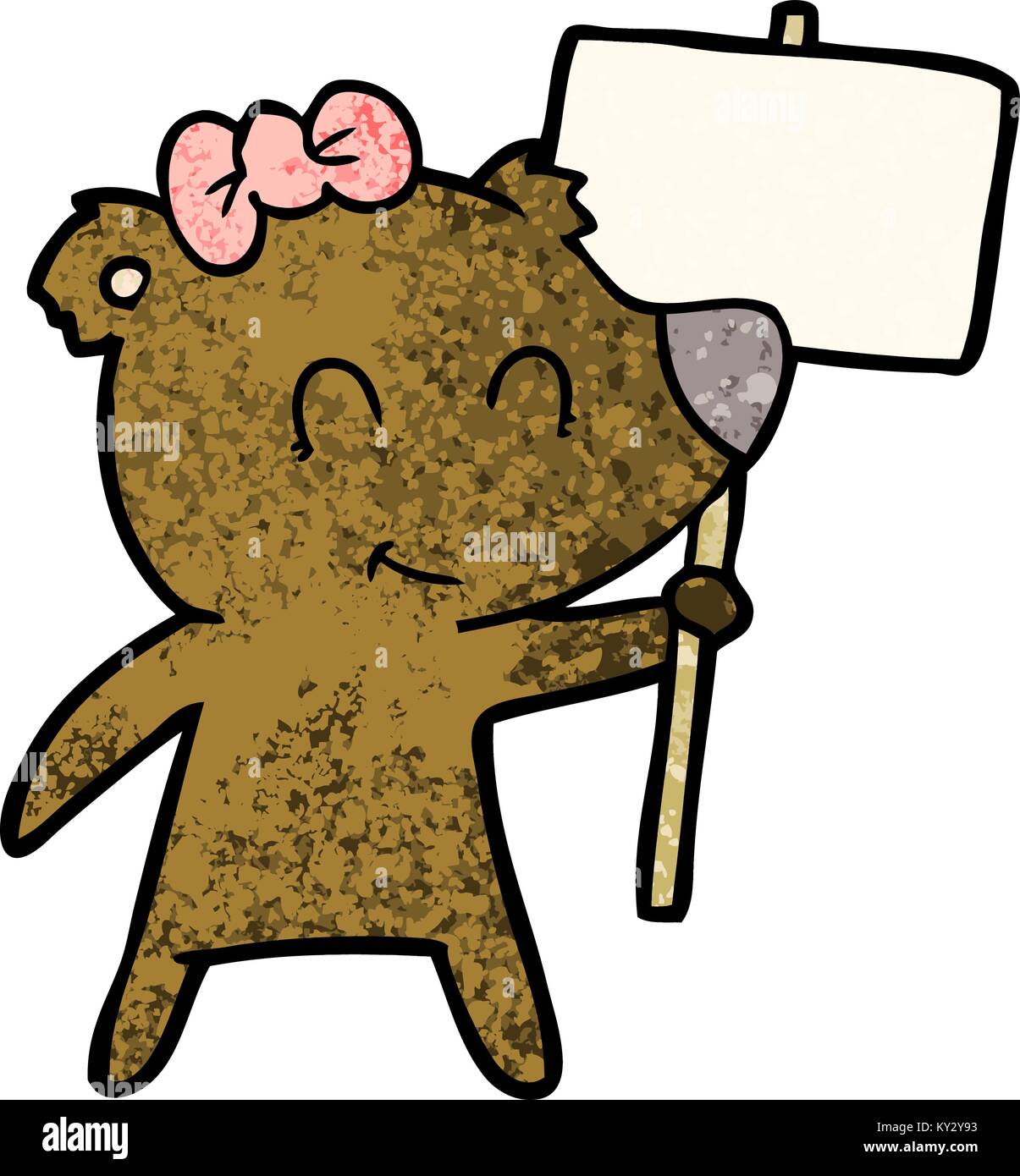 female bear cartoon Stock Vector Image & Art - Alamy