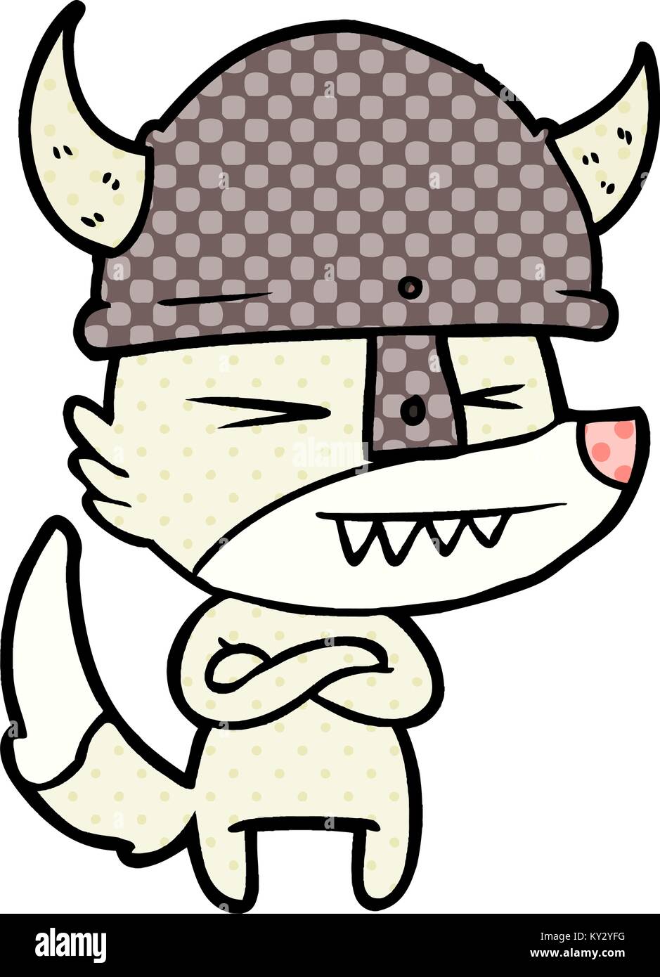 angry wolf cartoon Stock Vector Image & Art - Alamy