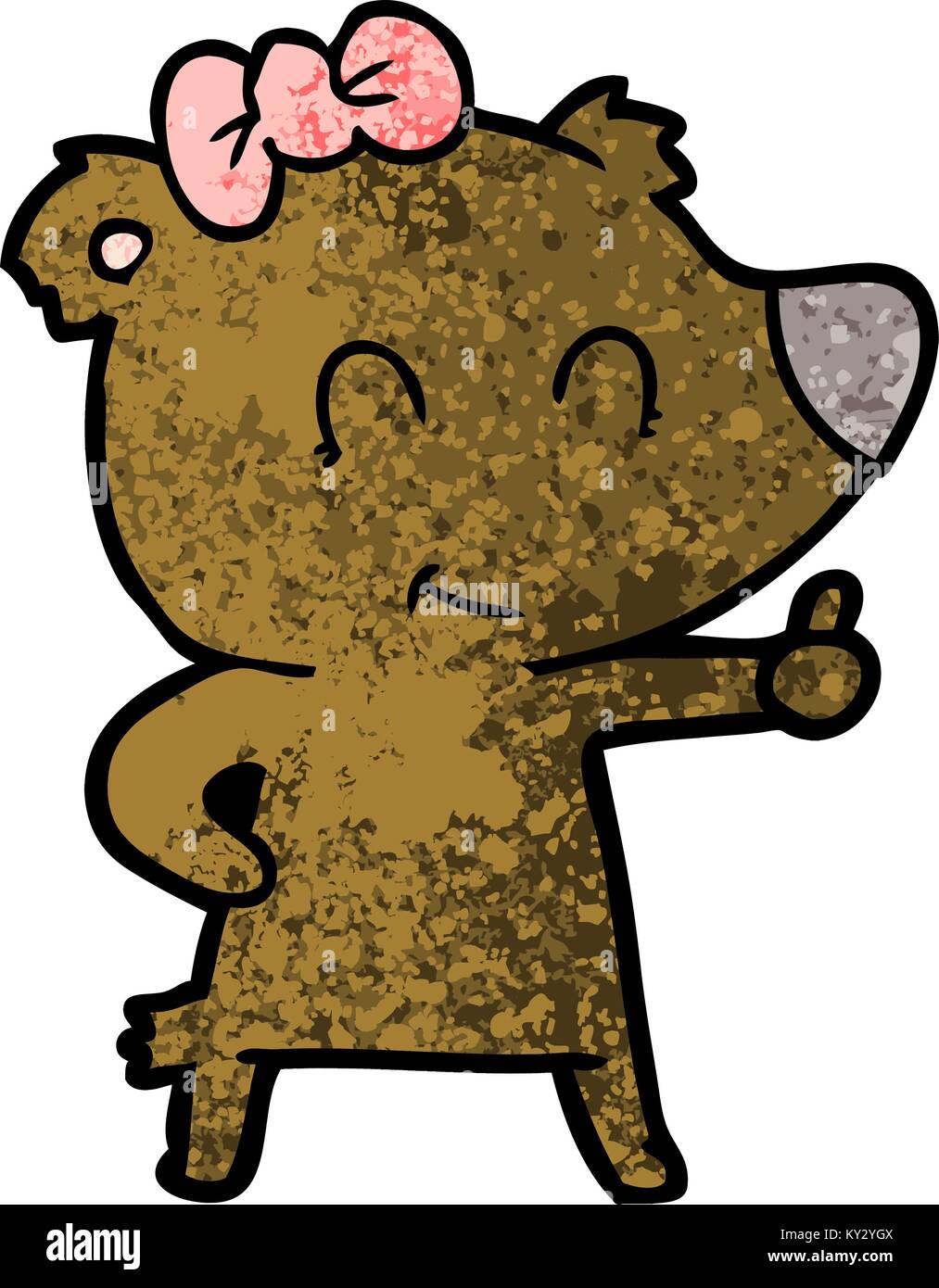 female bear cartoon Stock Vector Image & Art - Alamy