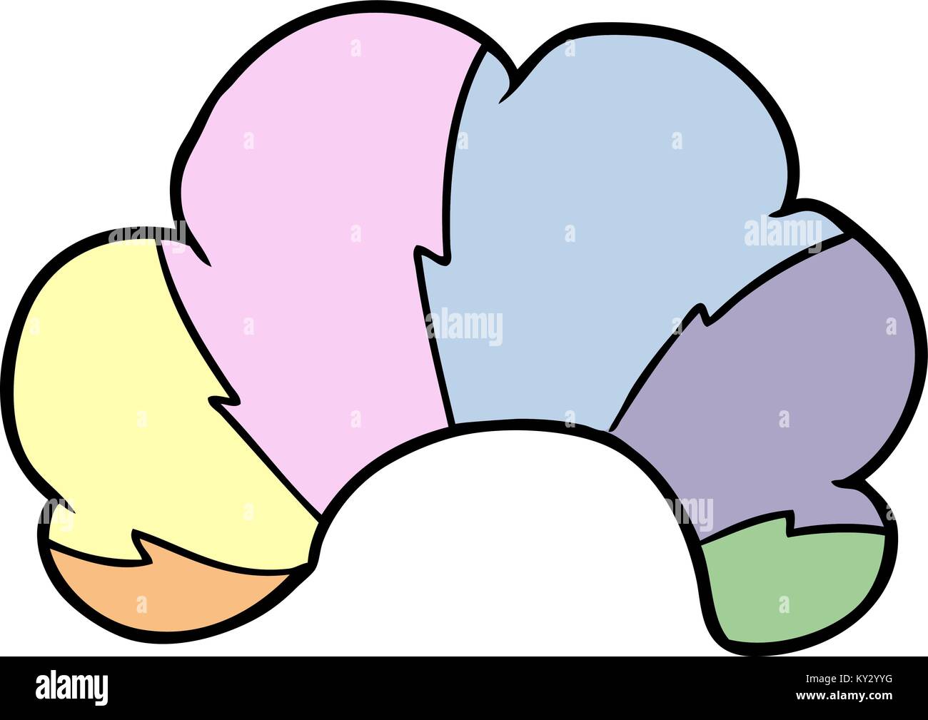 cartoon clown wig Stock Vector Image & Art - Alamy