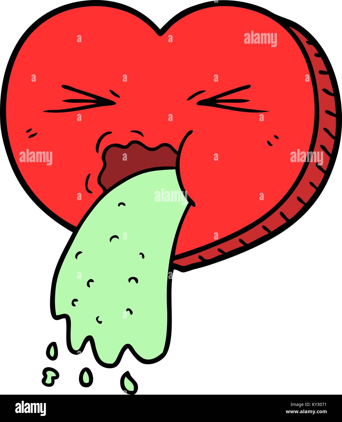 Cartoon vomit hi-res stock photography and images - Alamy