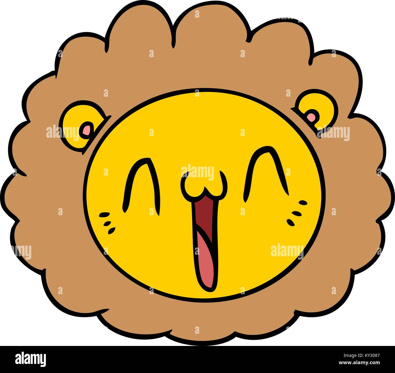 cartoon lion face Stock Vector Image & Art - Alamy