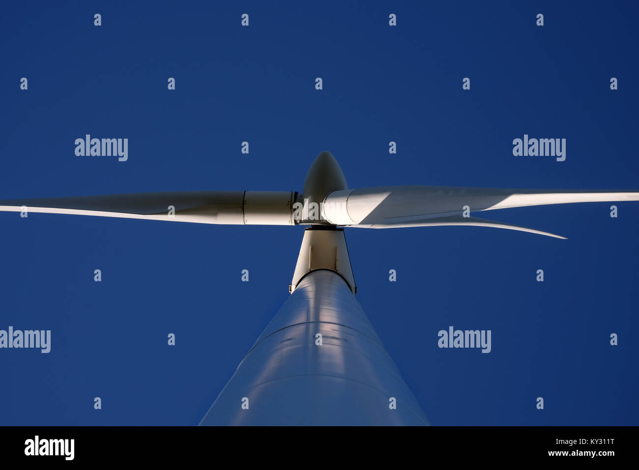 Wind turbine green valley hi-res stock photography and images - Alamy