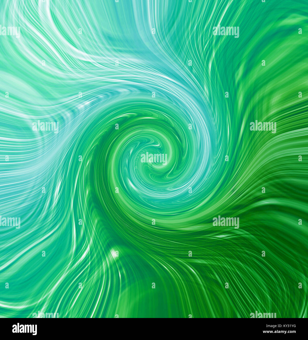 Abstract green swirl background hi-res stock photography and images - Alamy