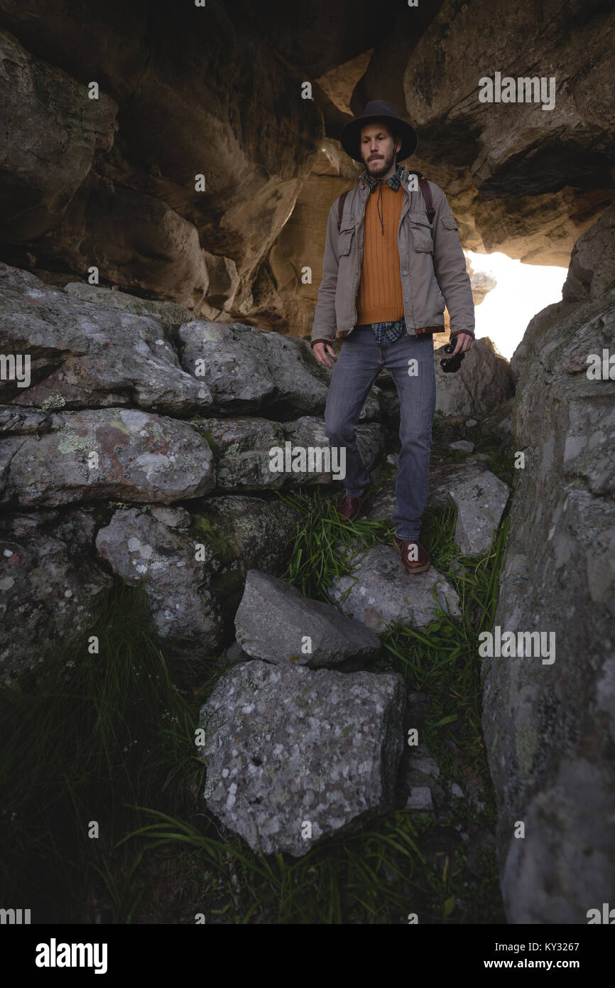 Adult Walking Down Rocks High Resolution Stock Photography and Images ...