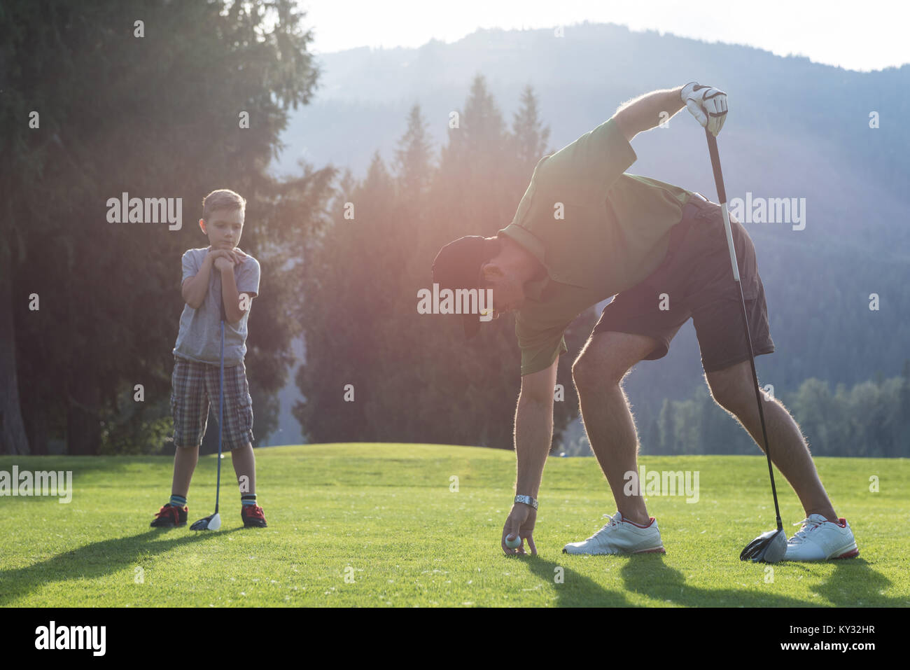 Adjusting grass hi-res stock photography and images - Alamy