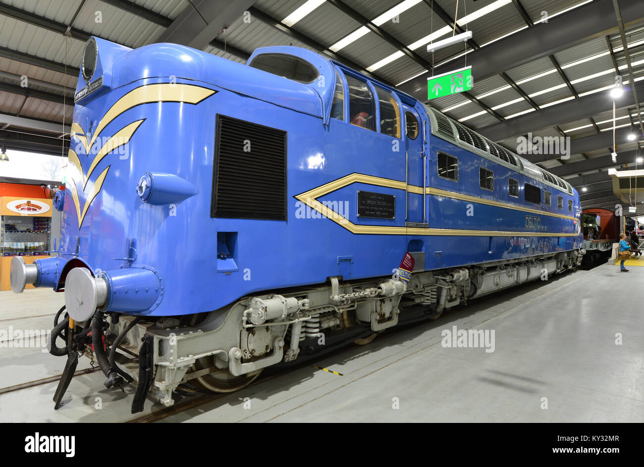 The class 55 Deltic prototype Stock Photo - Alamy The class 55 Deltic prototype Stock Photo - Alamy