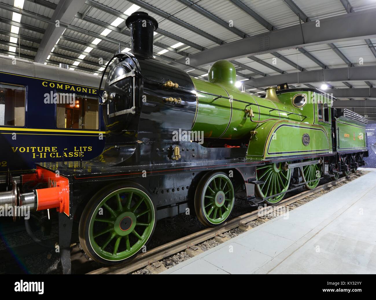 North Eastern Railway, locomotive 1621 Stock Photo - Alamy