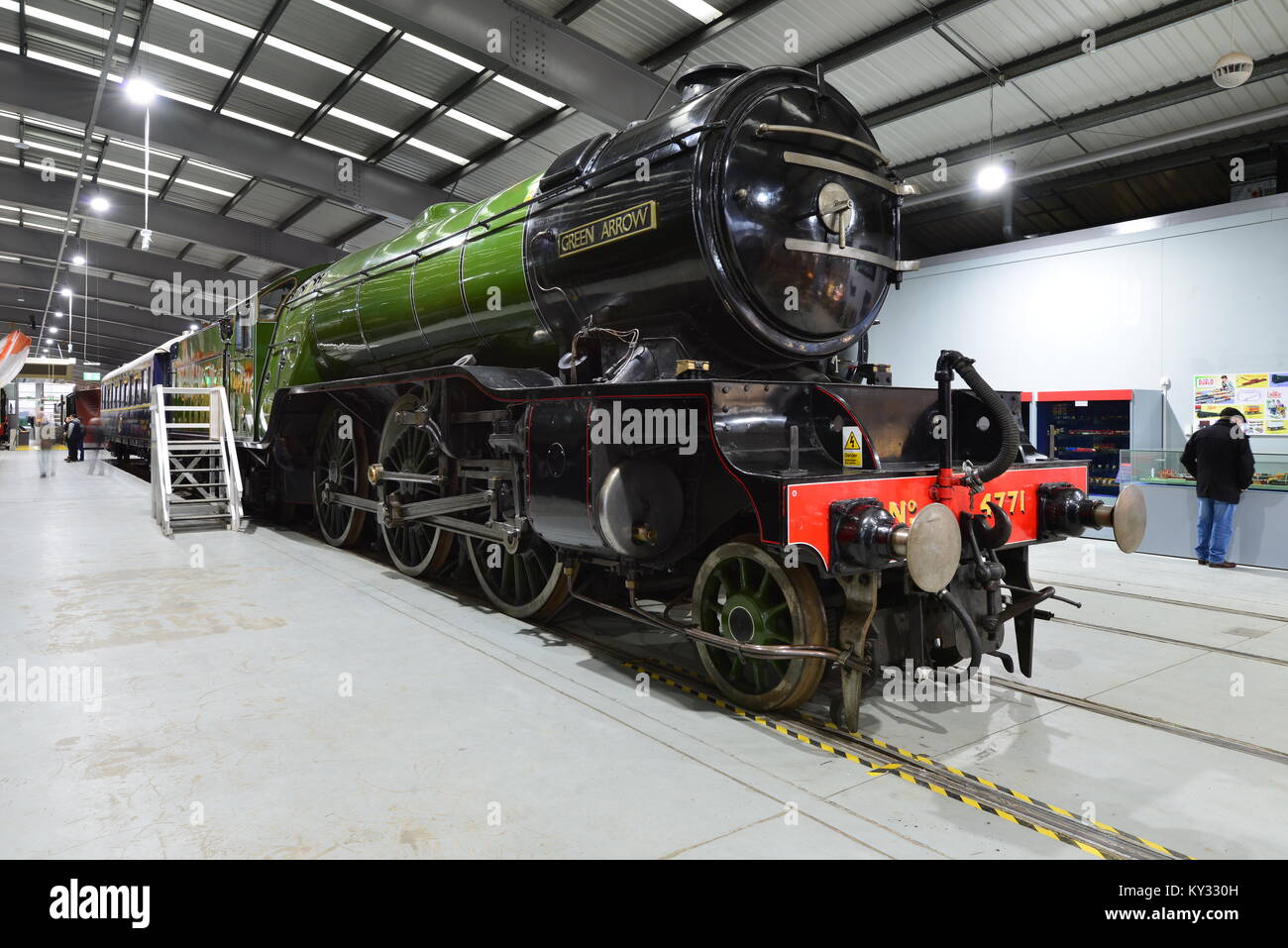 A V2 Steam engine Stock Photo - Alamy