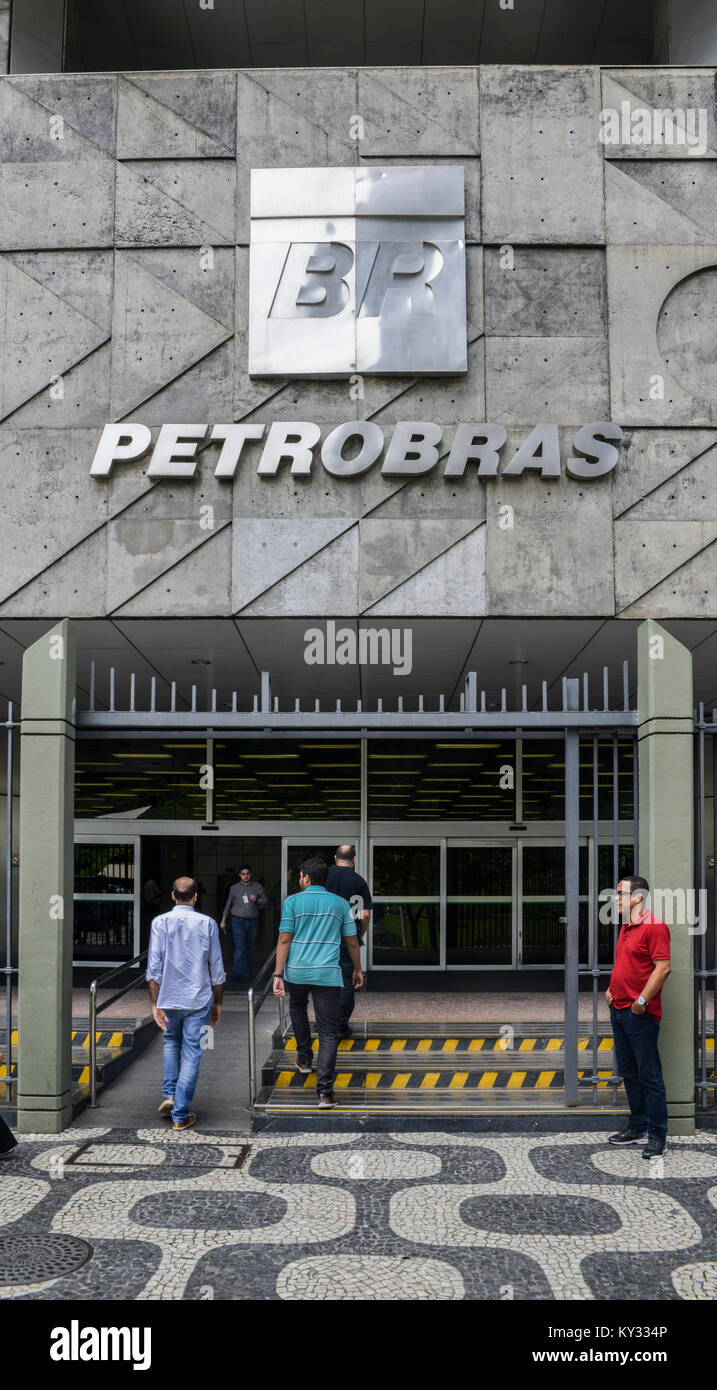 Brazilian Oil Giant, Petrobras Headquarters in Rio de Janeiro, Brazil ...