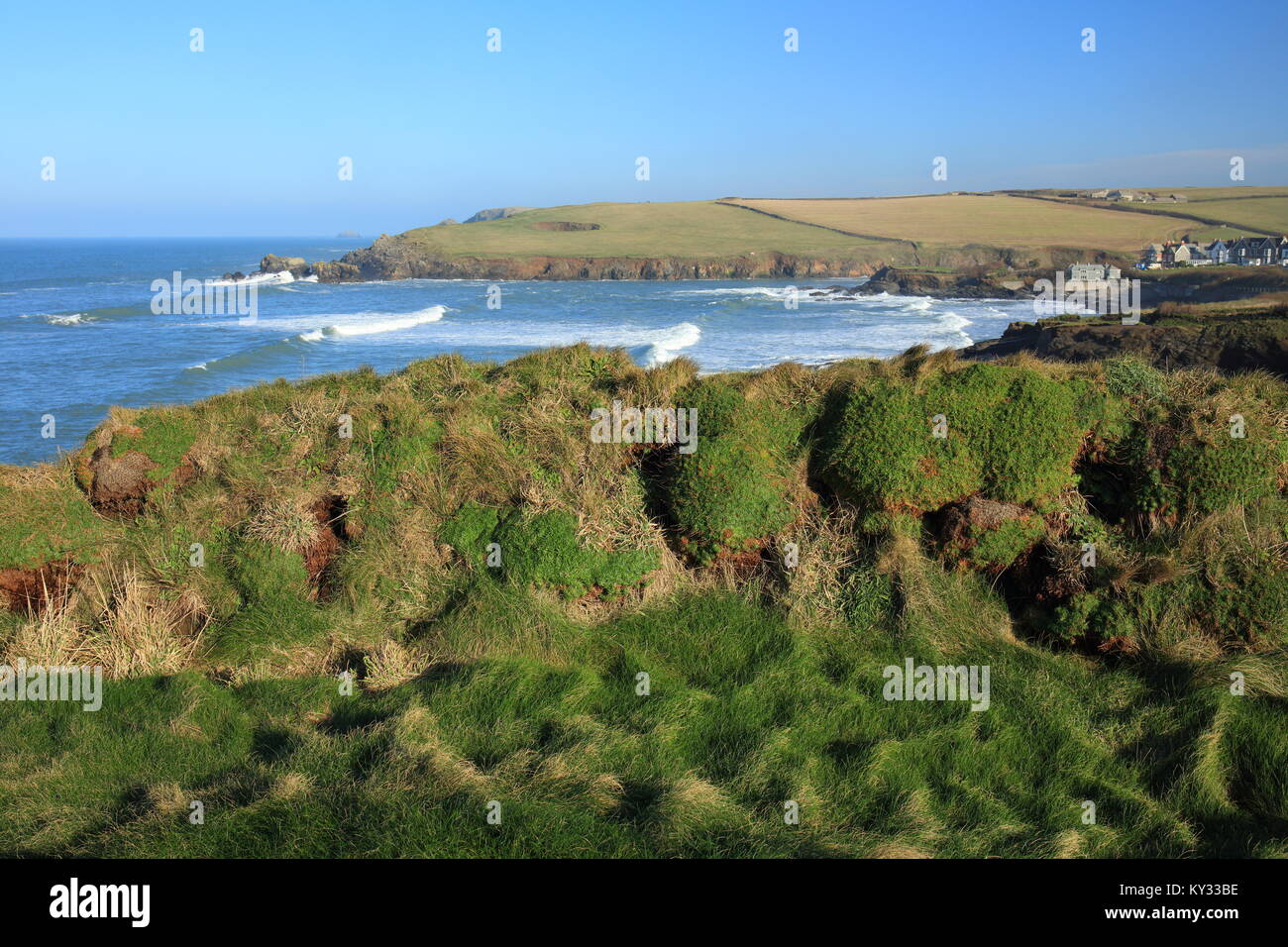 Trevone bay cornwall hi-res stock photography and images - Alamy
