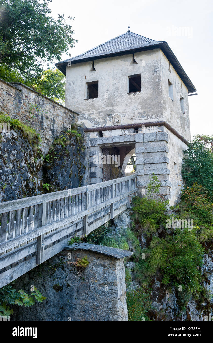 One of the 14 fortified gates of Hochosterwitz Castle, Carinthia ...