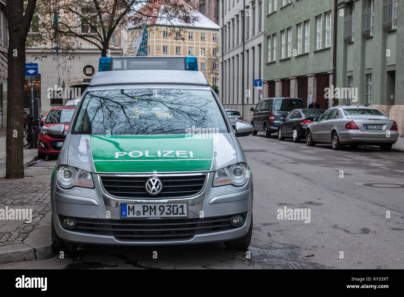 Police patrol car in germany hi-res stock photography and images - Alamy