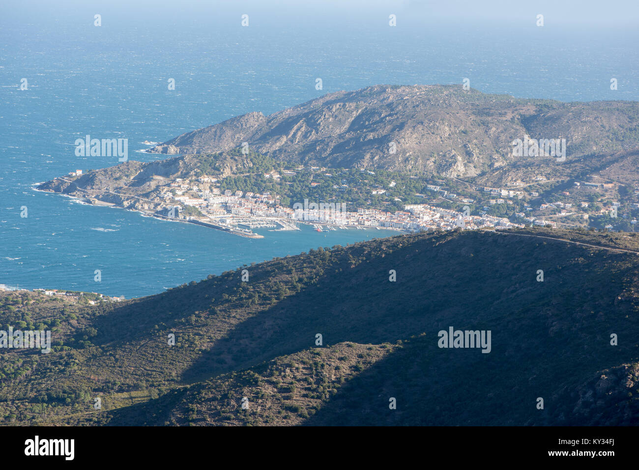 Rhodes Monastery in the port of the jungle, Girona Stock Photo - Alamy
