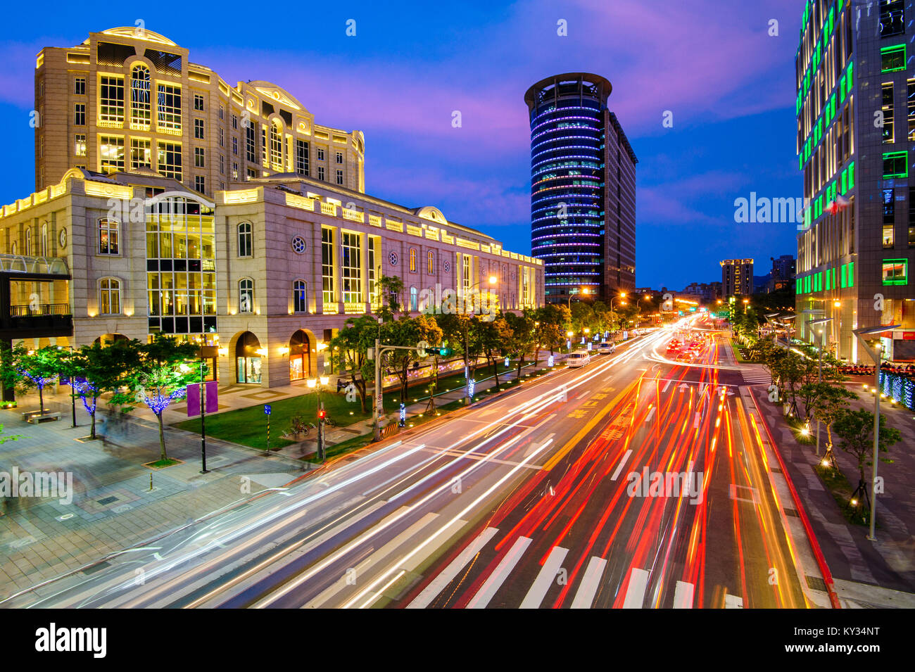 night view of Taipei Stock Photo - Alamy
