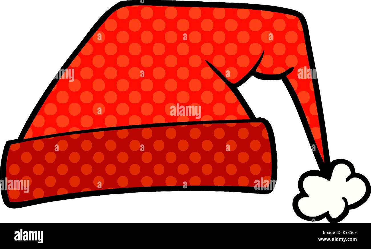 cartoon christmas hat Stock Vector Image & Art - Alamy