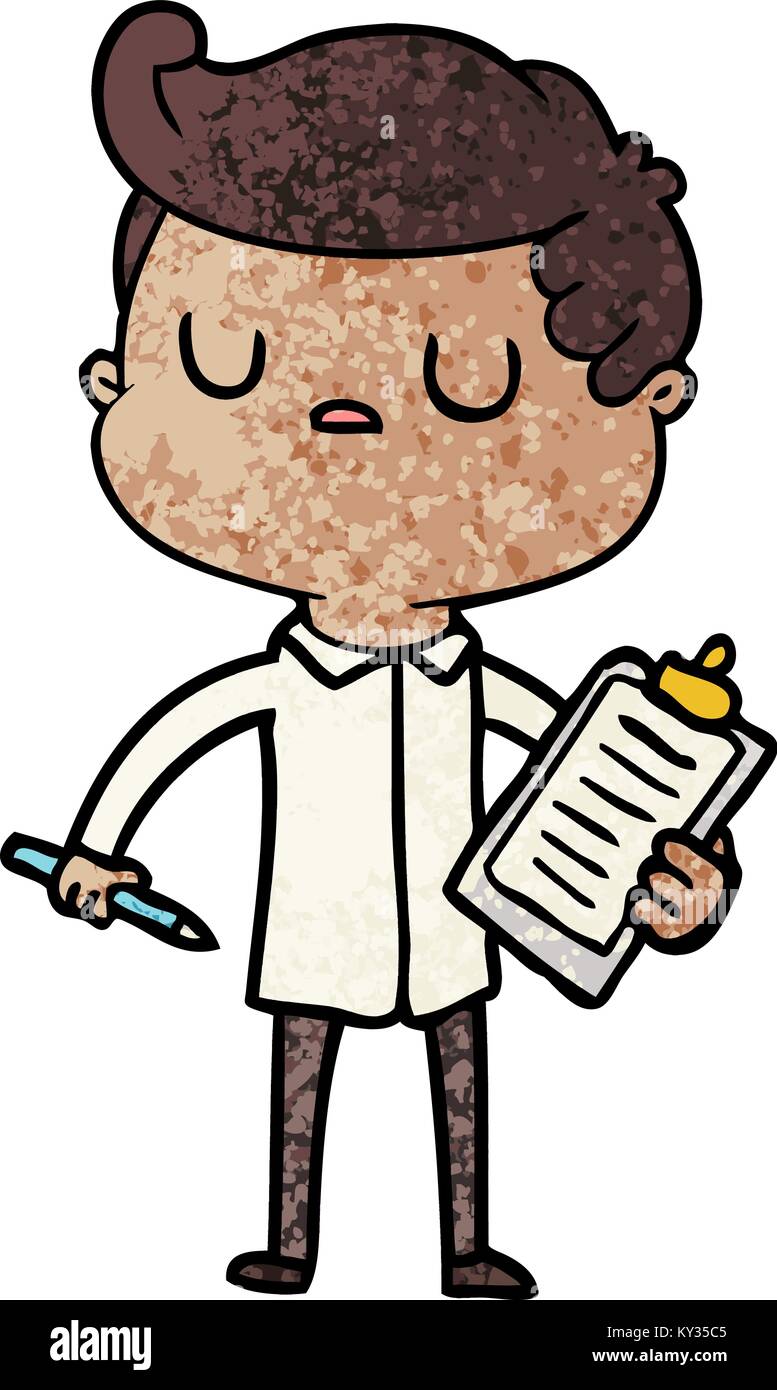 cartoon aloof man Stock Vector Image & Art - Alamy