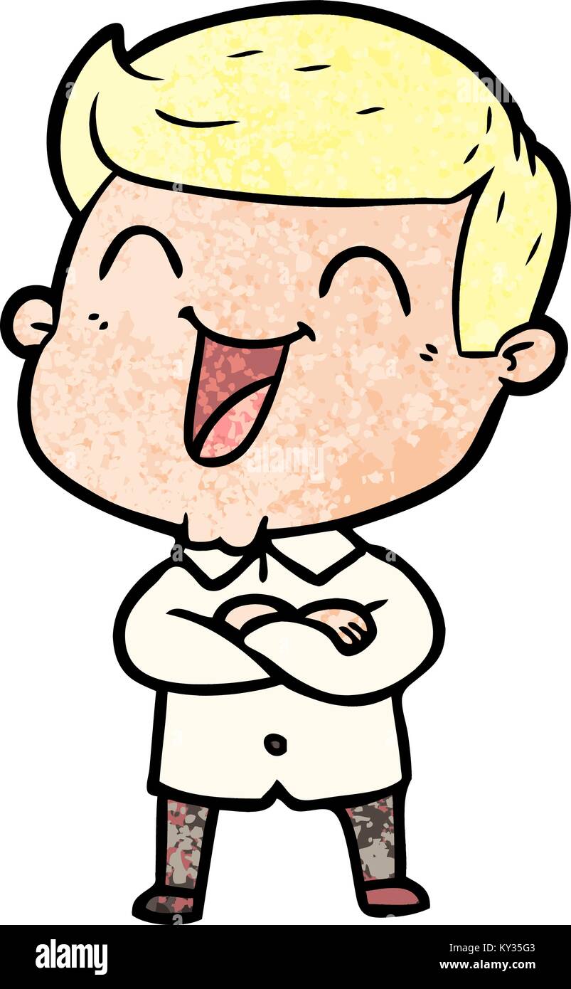 cartoon man laughing Stock Vector Image & Art - Alamy
