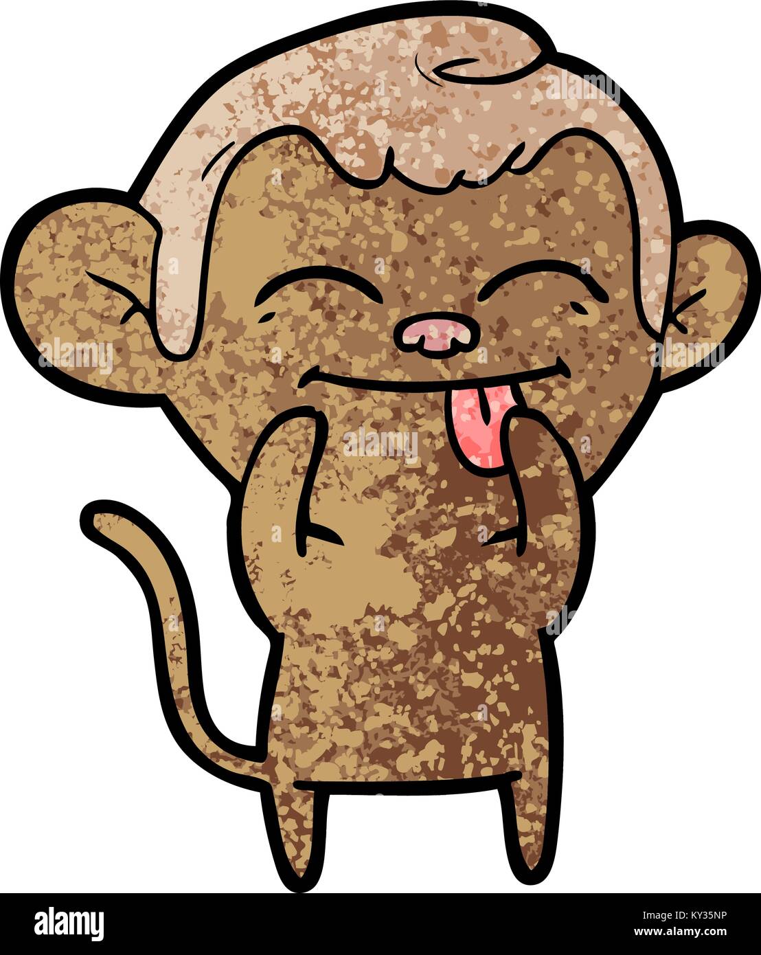 funny cartoon monkey Stock Vector Image & Art - Alamy