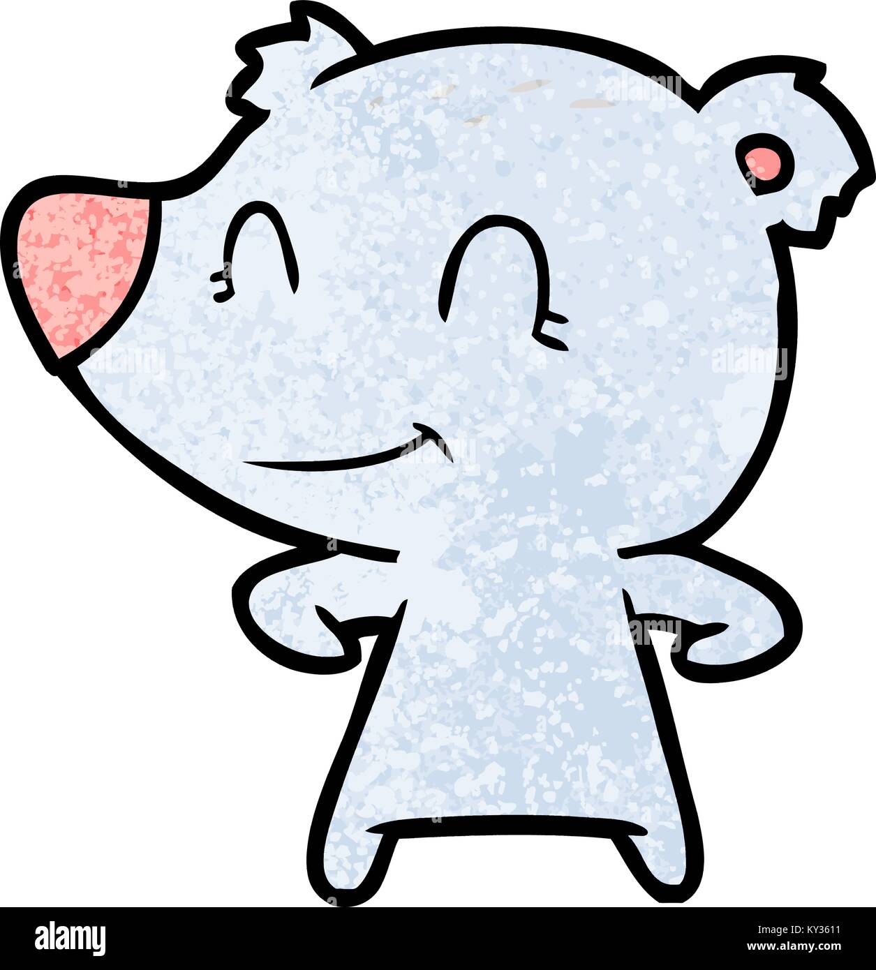friendly bear cartoon Stock Vector Image & Art - Alamy