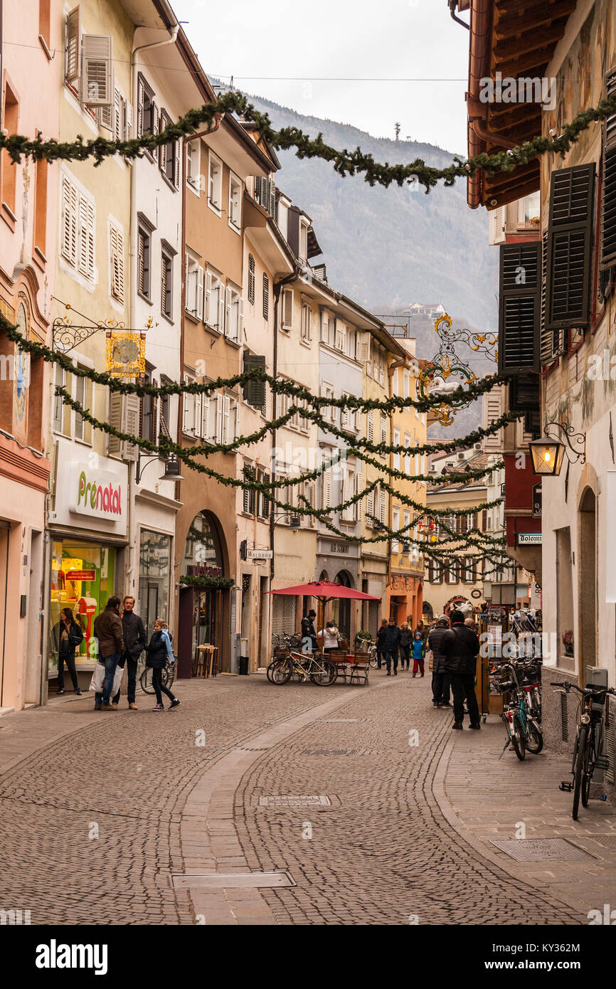 Historic city center bozen hi-res stock photography and images - Alamy