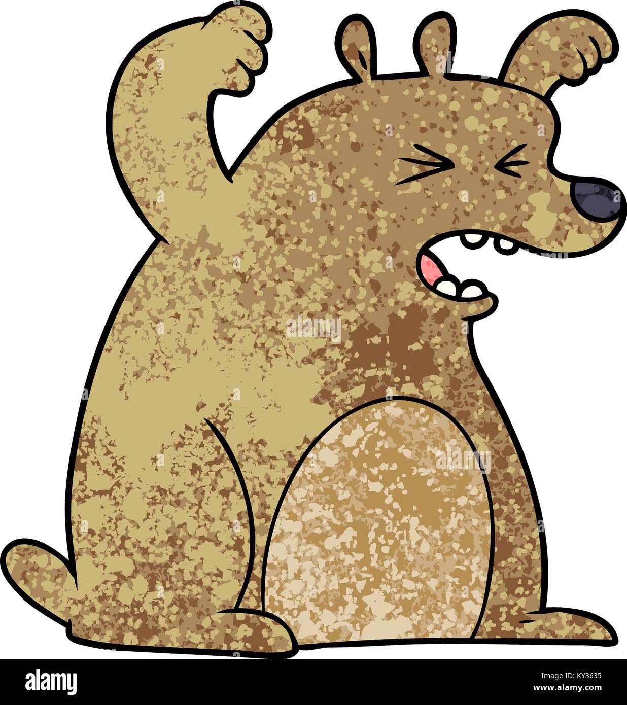 cartoon roaring bear Stock Vector Image & Art - Alamy