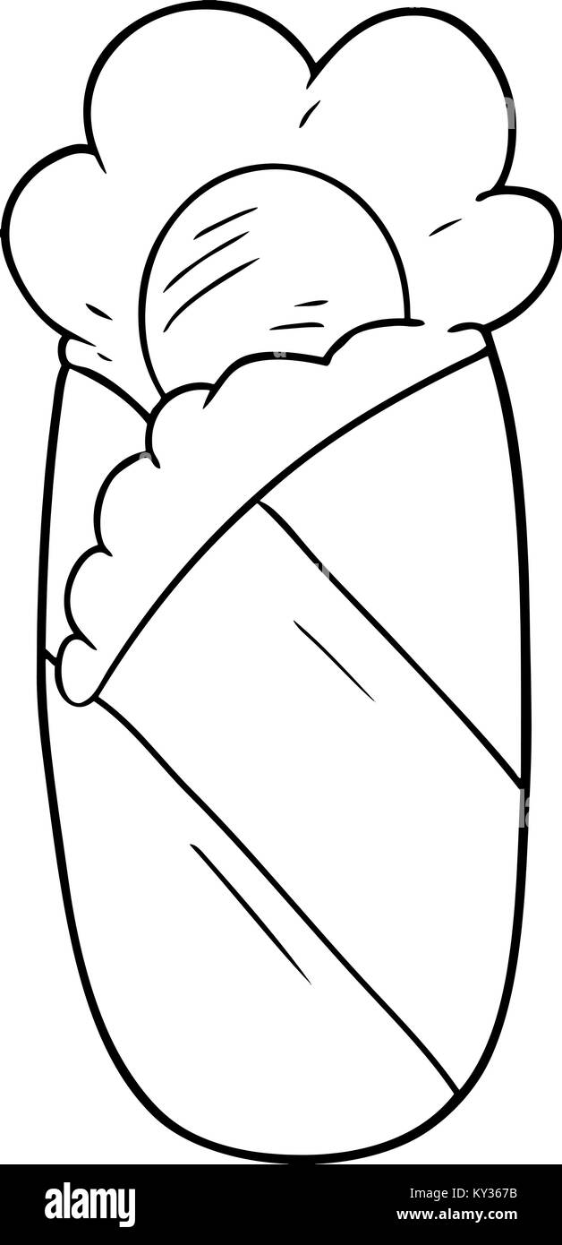 Sleeping Bag Coloring Page